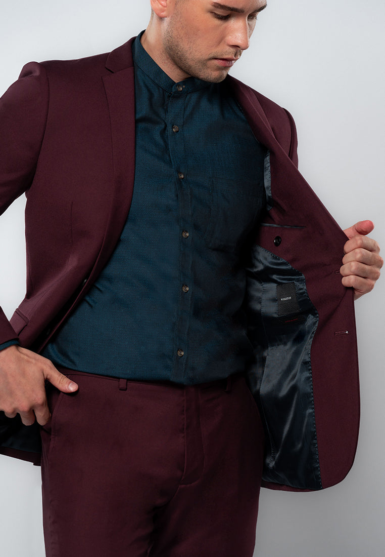 EXTRA-SLIM-FIT SUIT IN COTTON BLEND TWILL – Wharton Philippines